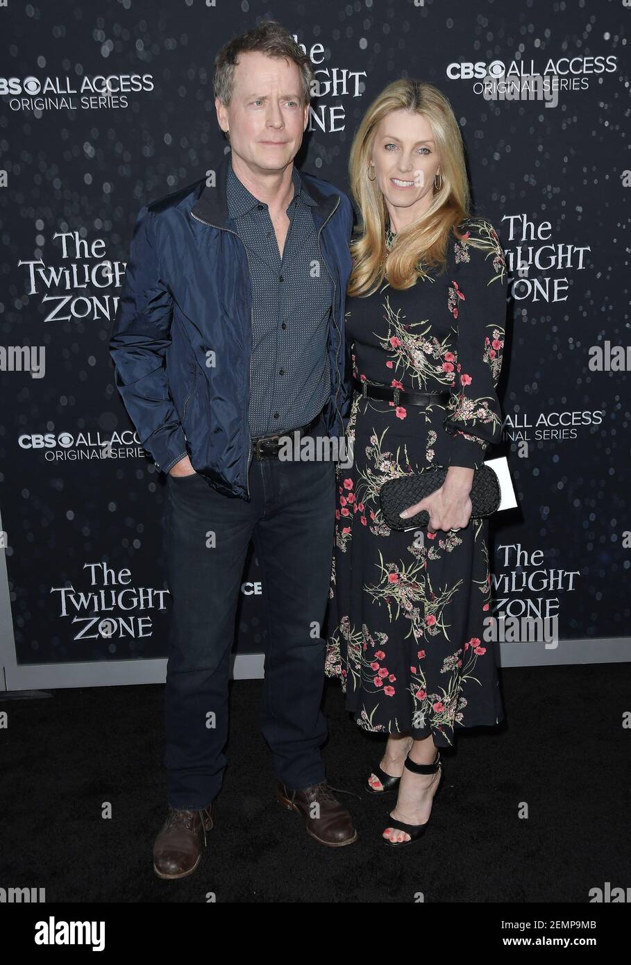 L R Greg Kinnear And Helen Labdon At The Cbs All Access New Series