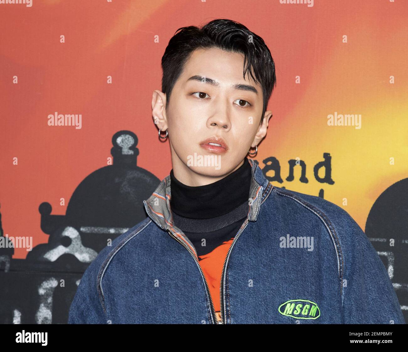 South Korean singer and rapper Gray, attends a photo call for the ...