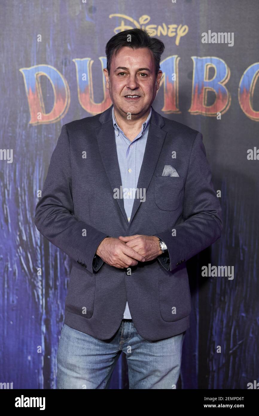 Jose Ribagorda attends to Dumbo premiere at Principe Pio Theatre in ...
