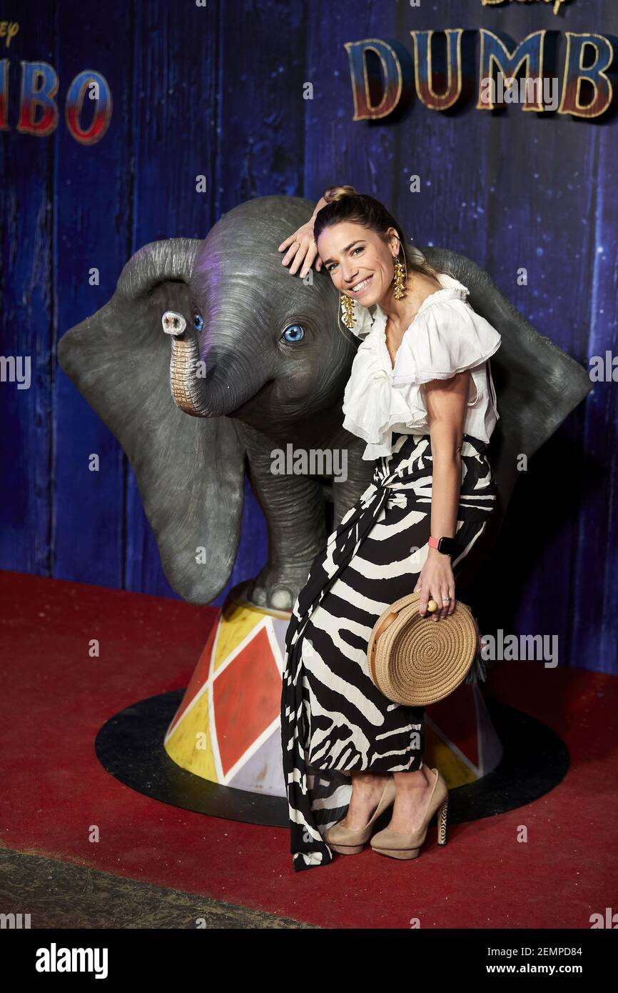 Flora Gonzalez attends to Dumbo premiere at Principe Pio Theatre in ...