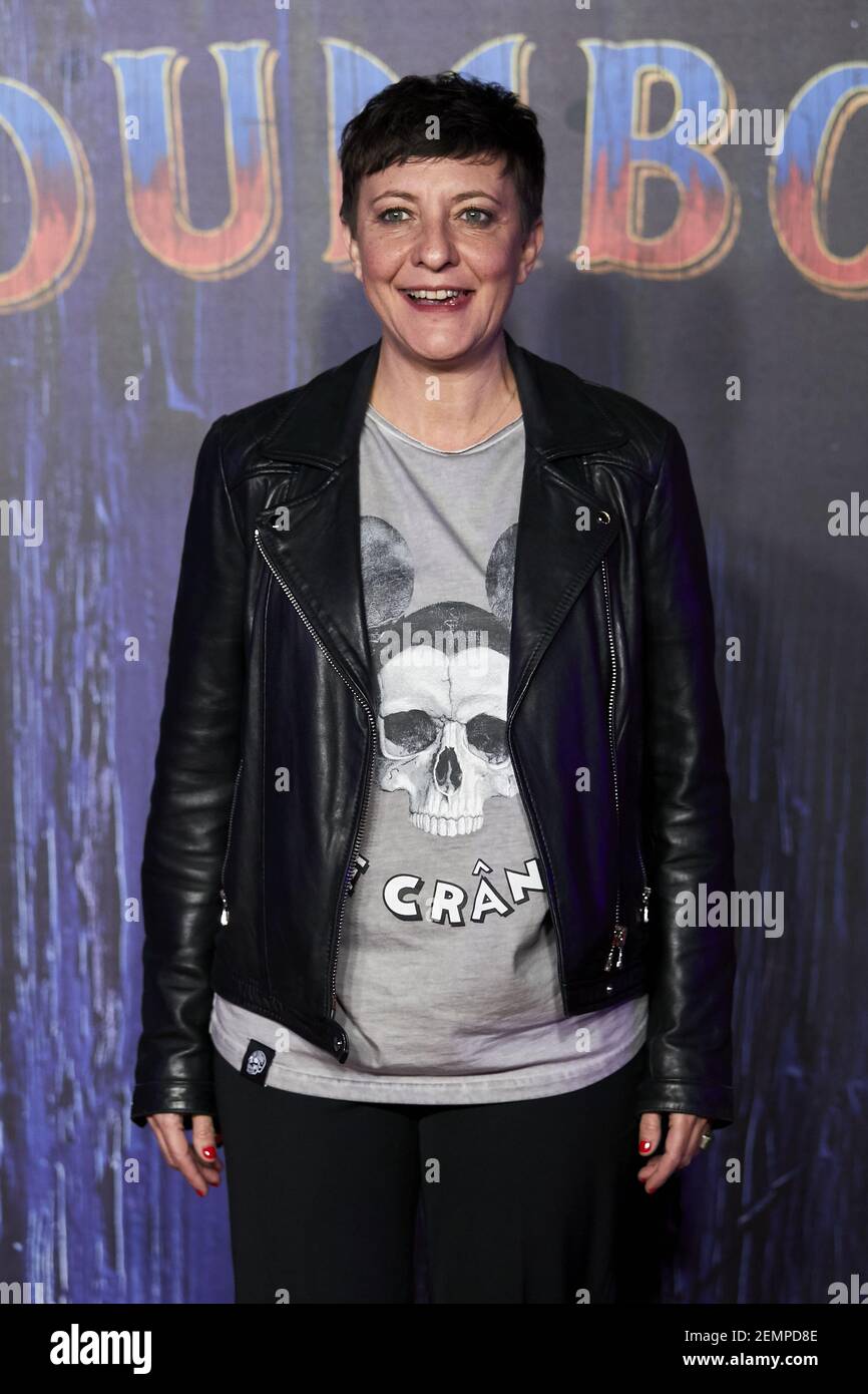 Eva Hache attends to Dumbo premiere at Principe Pio Theatre in Madrid ...