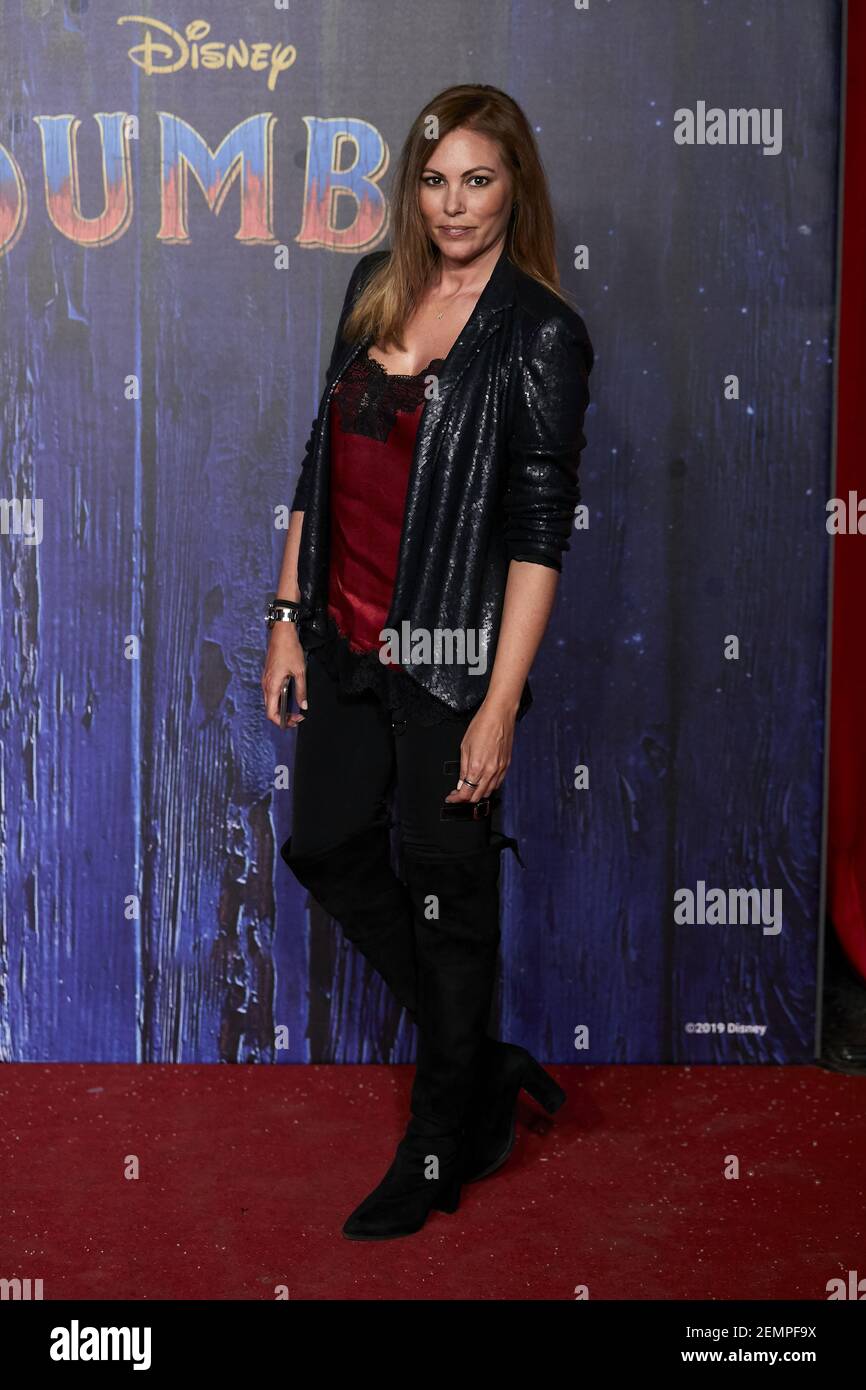 Raquel Rodriguez attends to Dumbo premiere at Principe Pio Theatre in ...