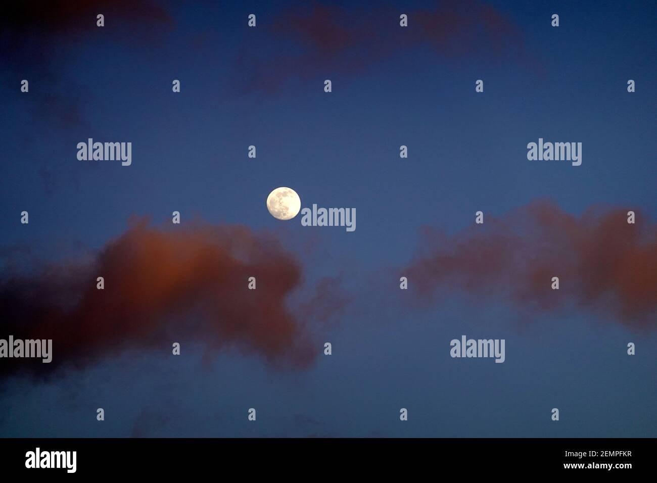 Moon two days hi-res stock photography and images - Alamy