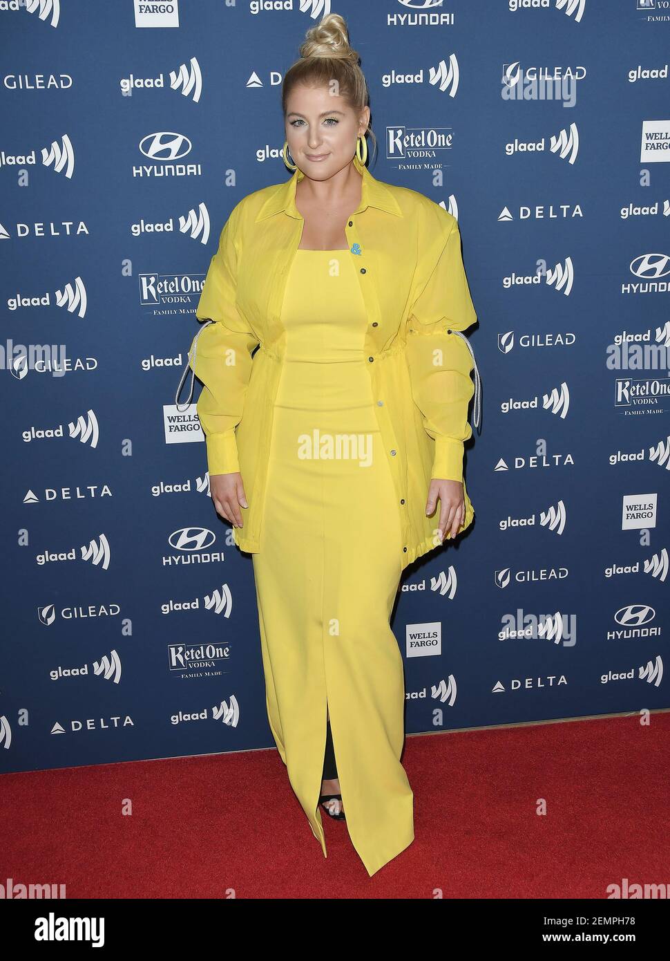 Meghan Trainor arrives at the 30th Annual GLAAD Media Awards held at ...