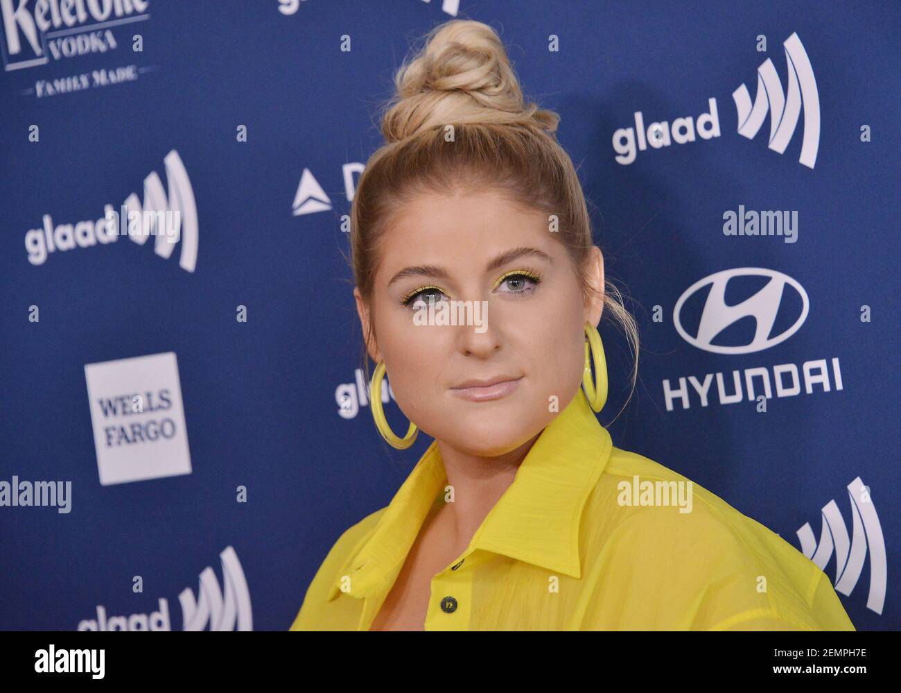 Meghan Trainor arrives at the 30th Annual GLAAD Media Awards held at ...