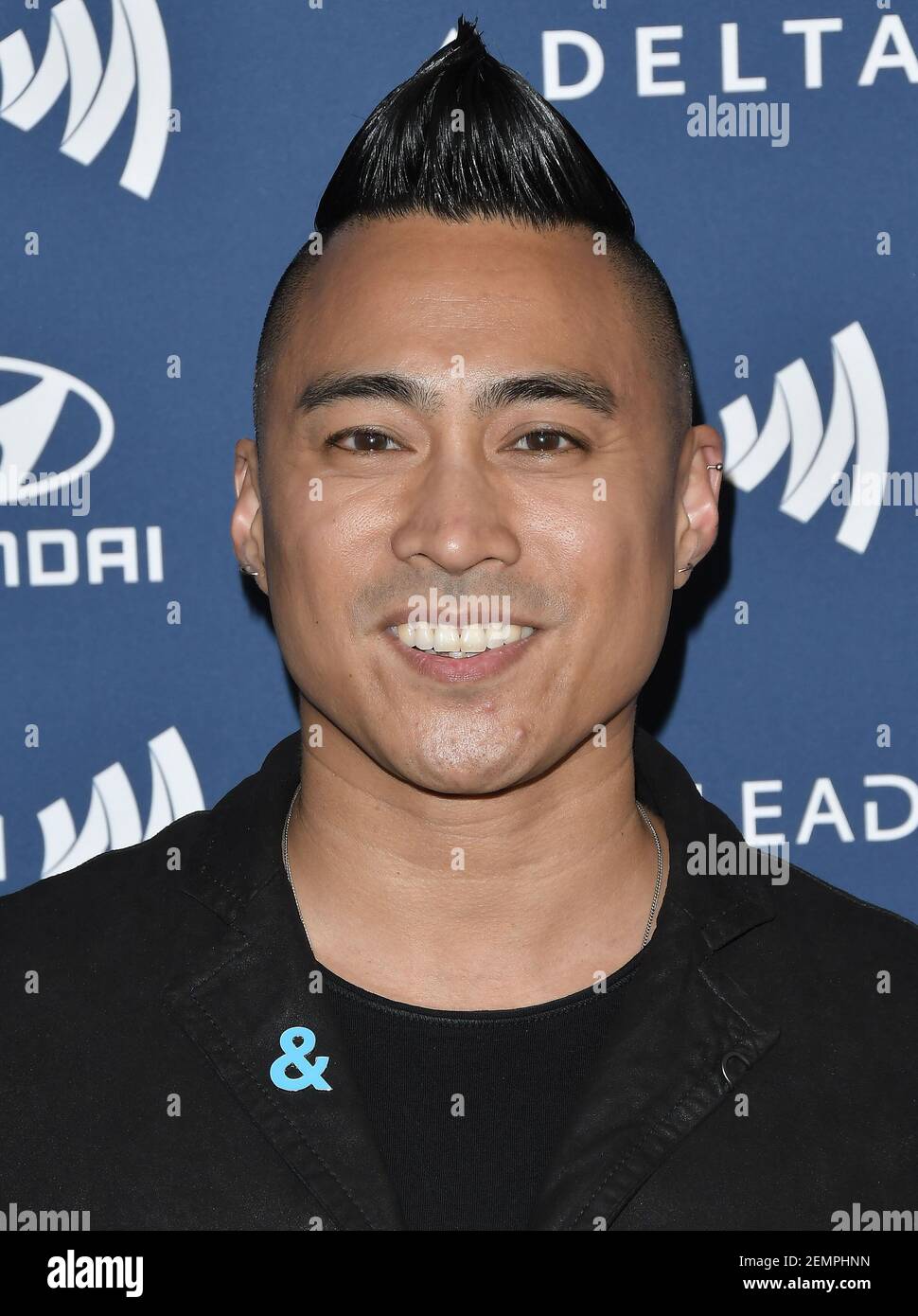 PJ Raval arrives at the 30th Annual GLAAD Media Awards held at the ...