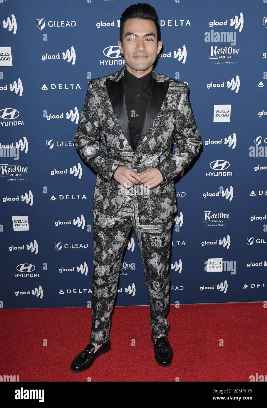 Denny Directo arrives at the 30th Annual GLAAD Media Awards held at the ...