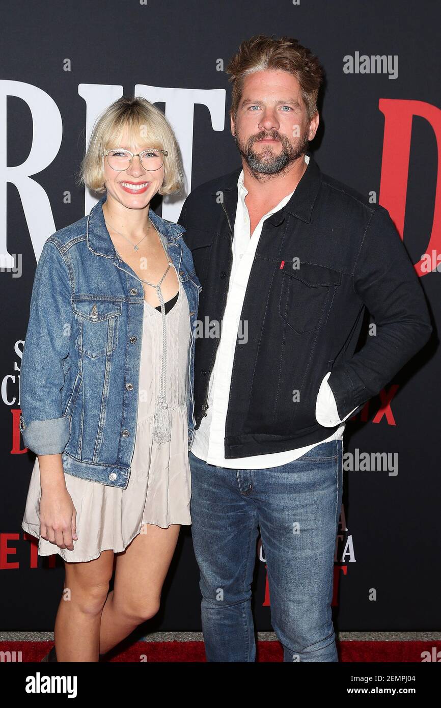 Zachary Knighton, Betsy Phillips attend Netflix's "Santa Clarita Diet ...