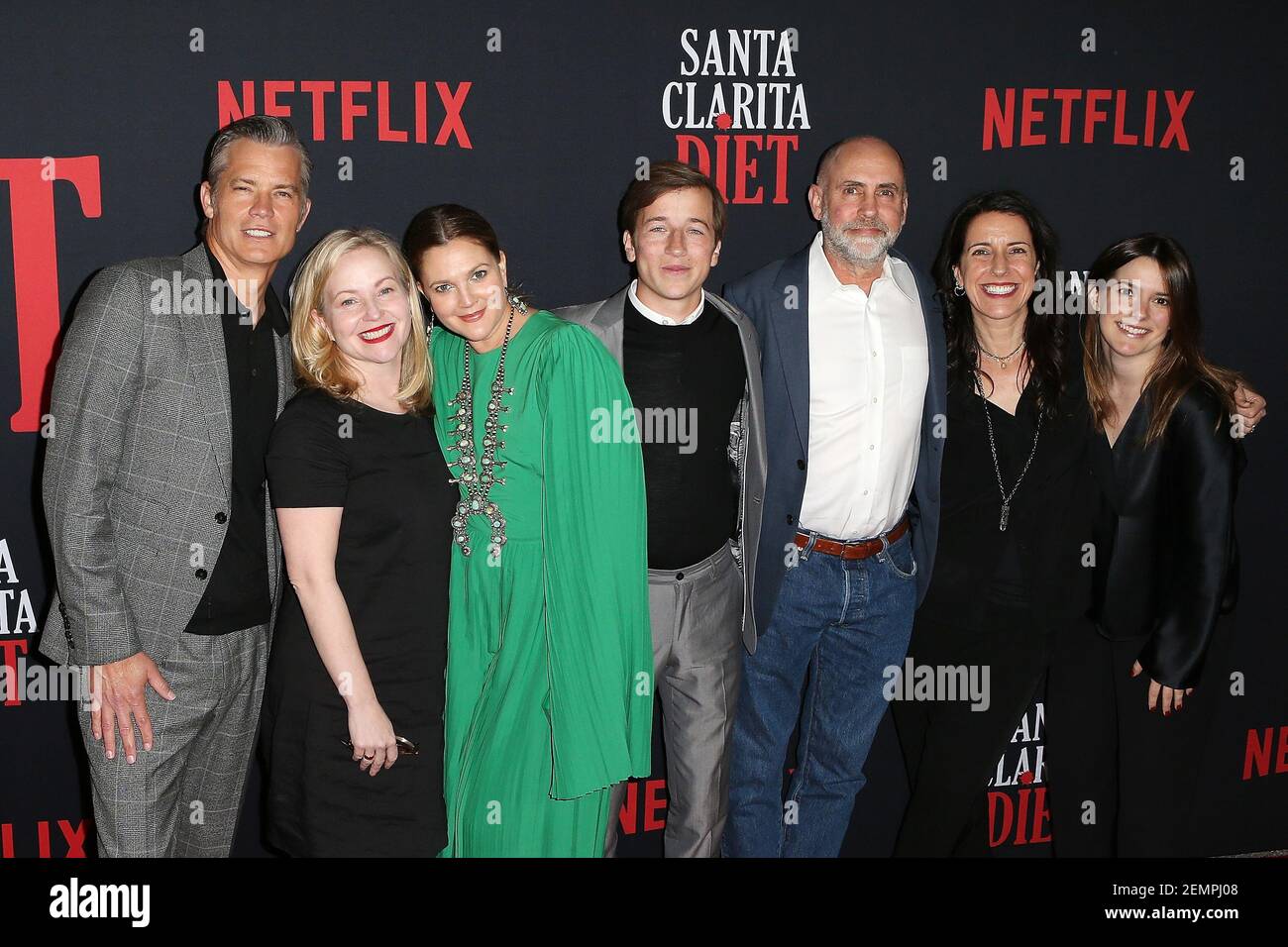 Timothy Olyphant, Jane Wiseman, Drew Barrymore, Skyler Gisondo, Victor ...