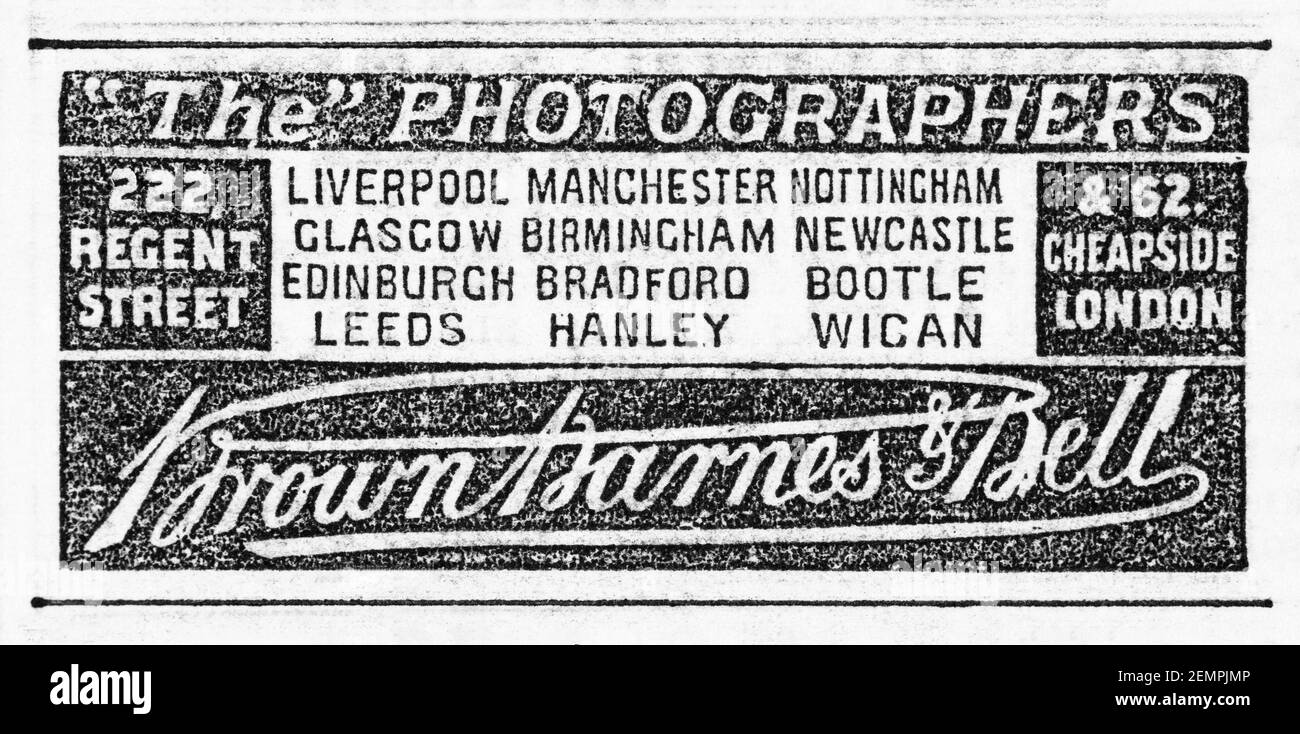 Old photography advert from 1883 - before dawn of advertising standards ...