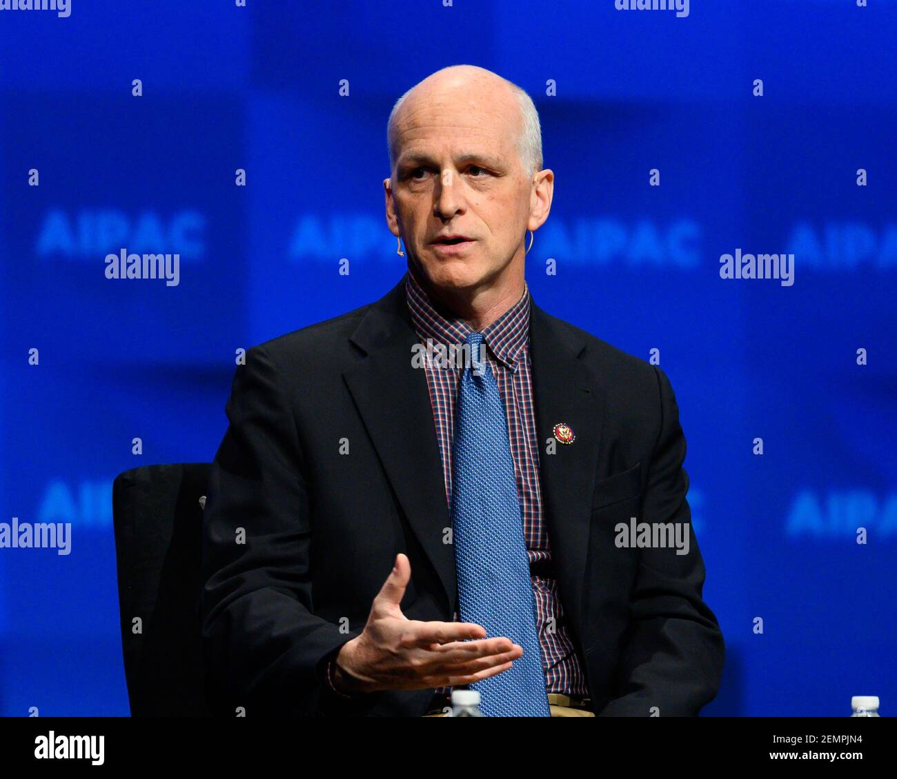 U.S. Representative Adam Smith (D-WA) seen speaking during the American ...