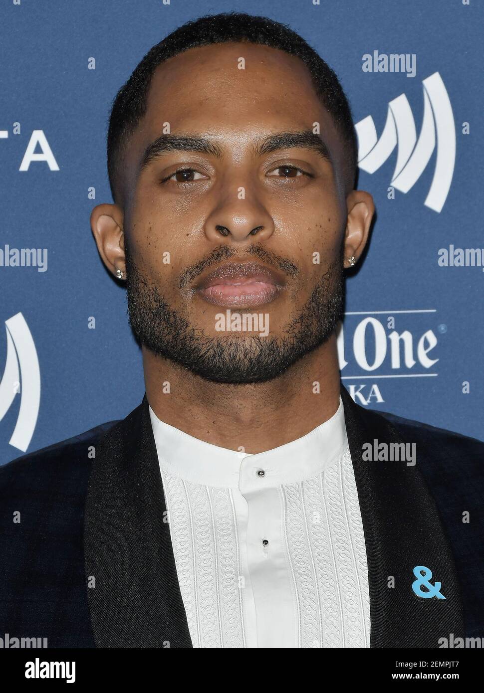 Brandon P. Bell arrives at the 30th Annual GLAAD Media Awards held at ...