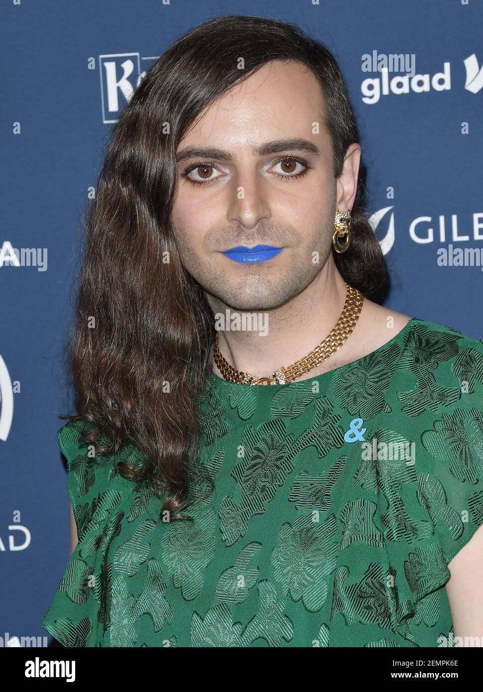 Jacob Tobia arrives at the 30th Annual GLAAD Media Awards held at the Beverly Hilton in Beverly ...