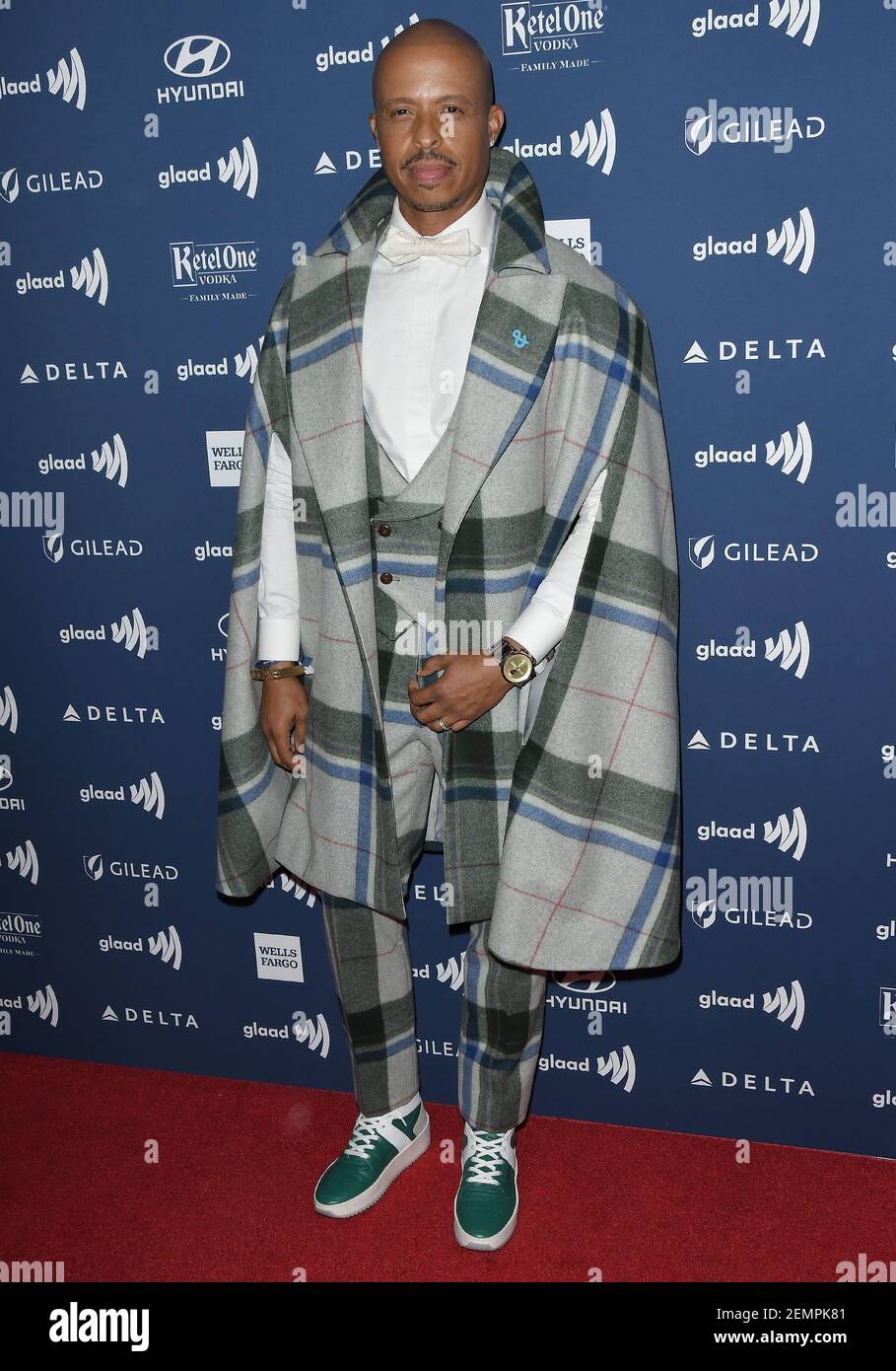 Jamal Sims arrives at the 30th Annual GLAAD Media Awards held at the ...