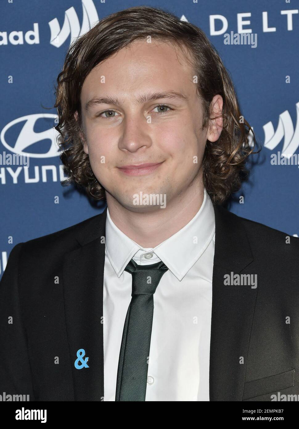 Logan Miller arrives at the 30th Annual GLAAD Media Awards held at the ...