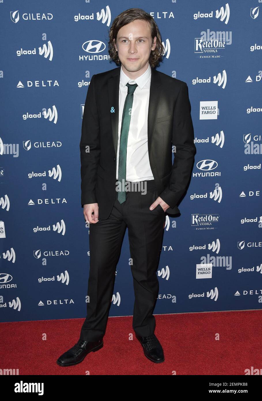 Logan Miller arrives at the 30th Annual GLAAD Media Awards held at the ...