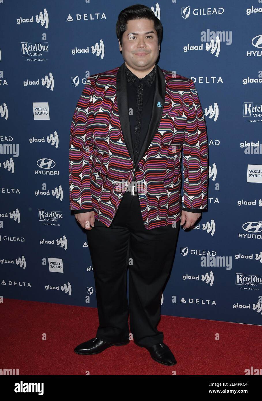 Harvey Guillen arrives at the 30th Annual GLAAD Media Awards held at ...
