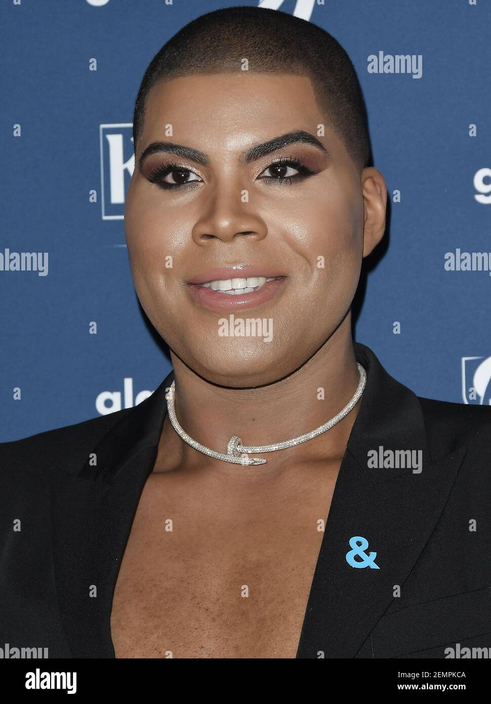EJ Johnson arrives at the 30th Annual GLAAD Media Awards held at the ...