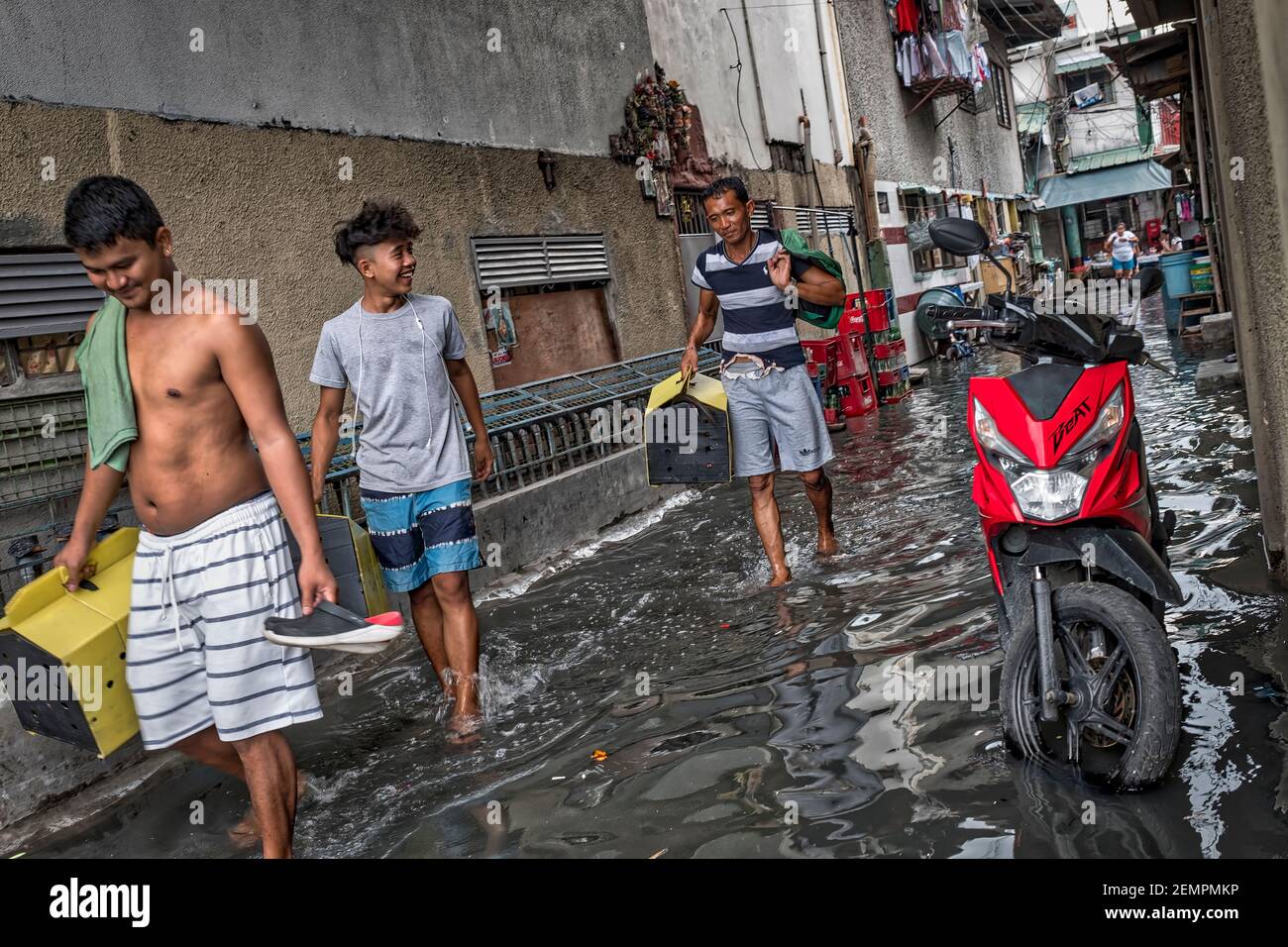 Tondo, slum, Manila, Philippines, bidonville Stock Photo - Alamy