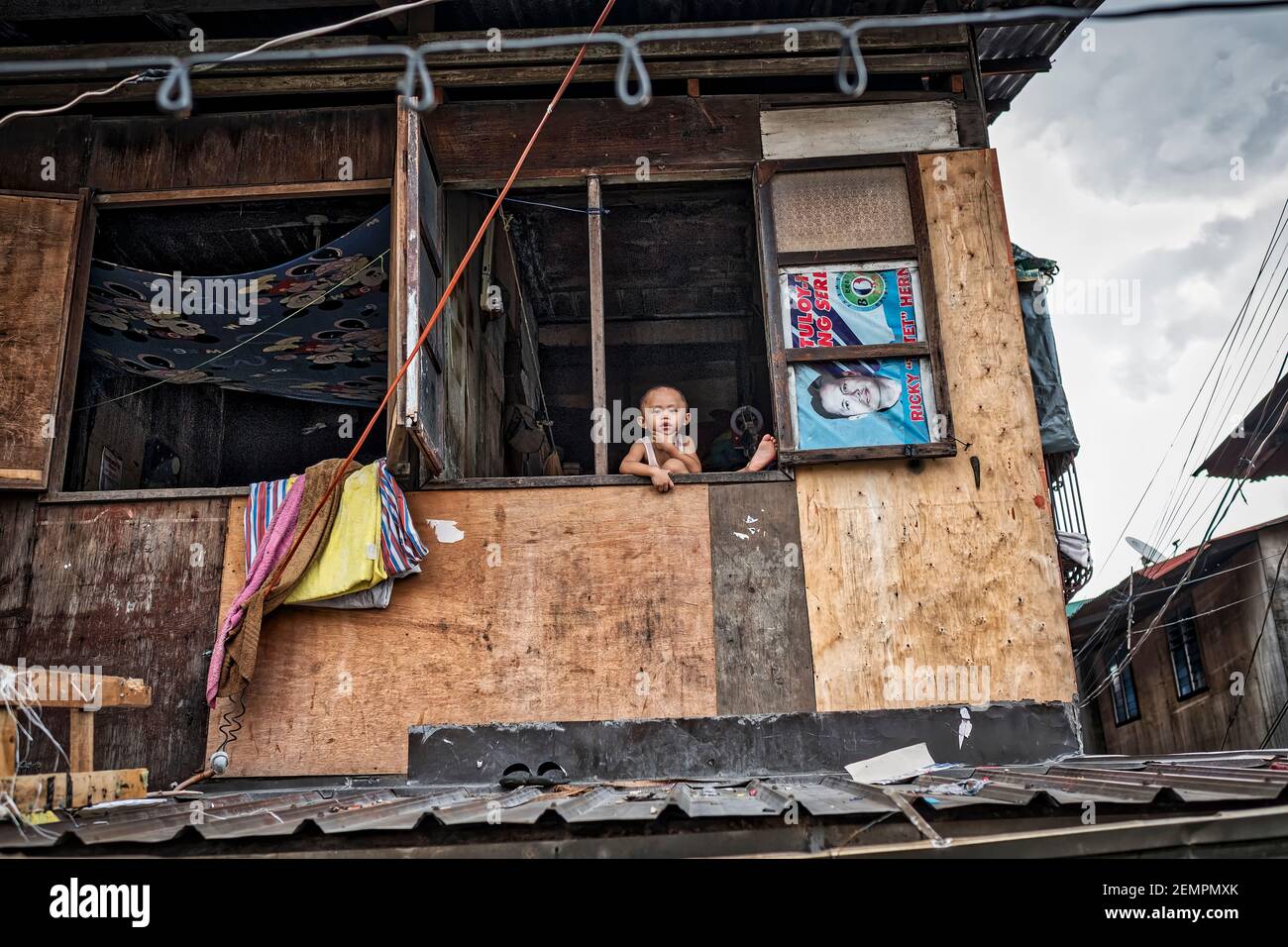 Tondo, slum, Manila, Philippines, bidonville Stock Photo - Alamy