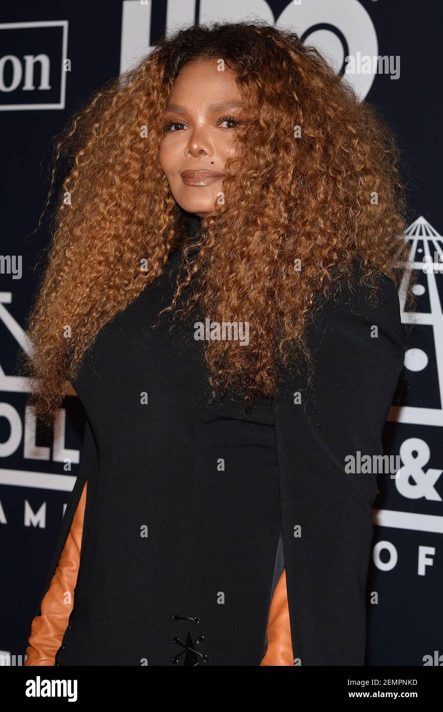 Singer Janet Jackson attends the 2019 Rock & Roll Hall Of Fame ...