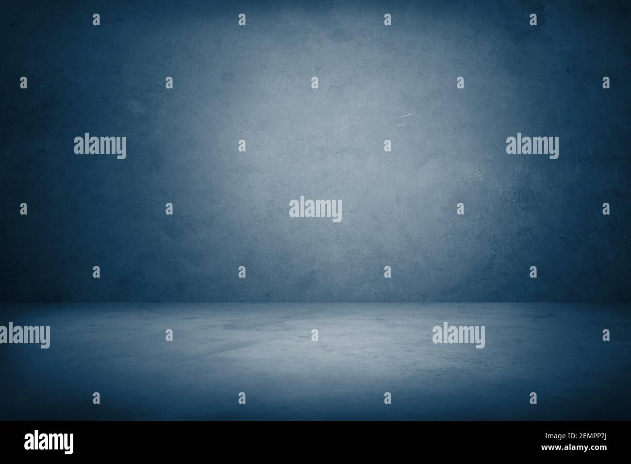 Empty blue room blank hi-res stock photography and images - Alamy