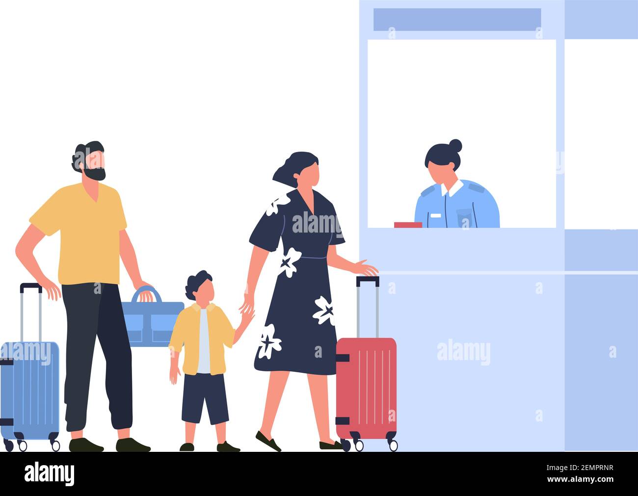 Security control airport people Cut Out Stock Images & Pictures - Alamy