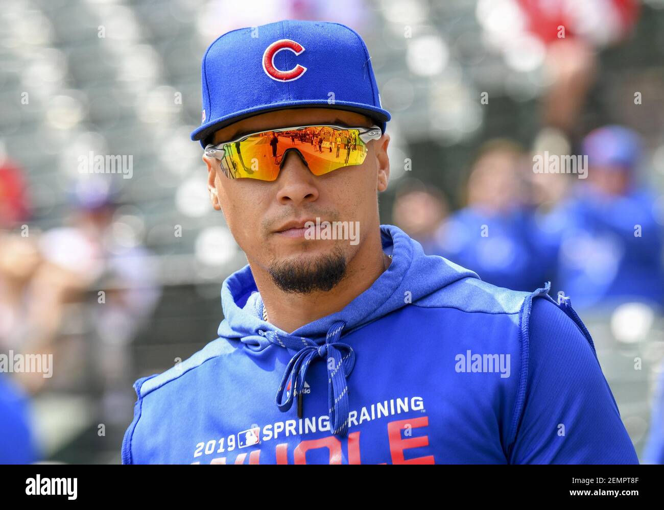 Mar 28, 2019: Chicago Cubs shortstop Javier Baez #9 during batting ...