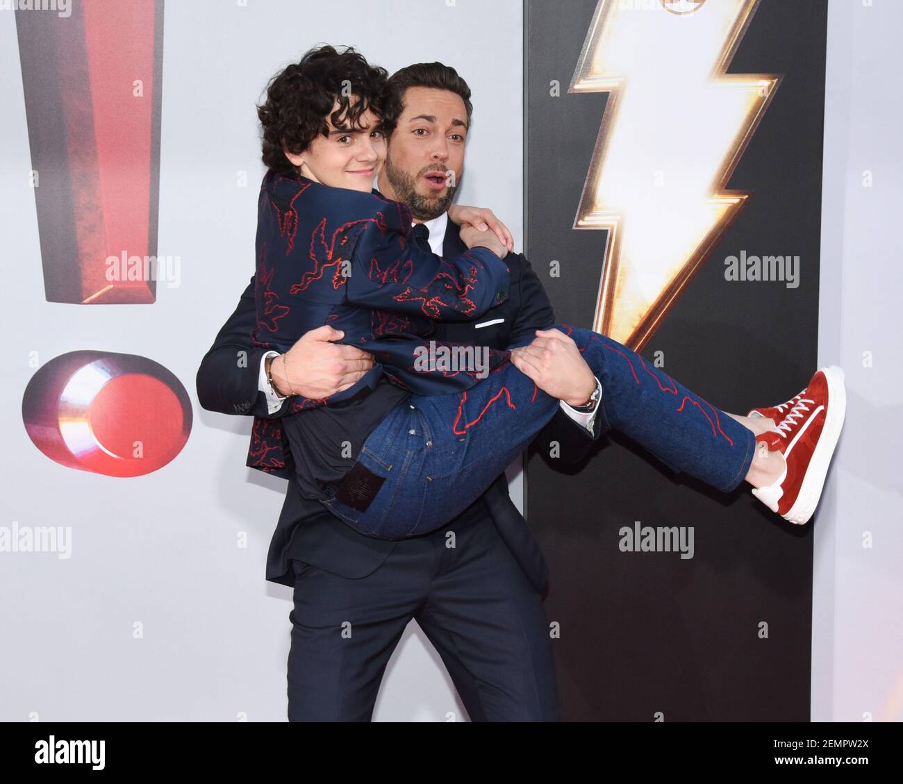Jack Dylan Grazer and Zachary Levi. Warner Bros. Pictures and New Line ...