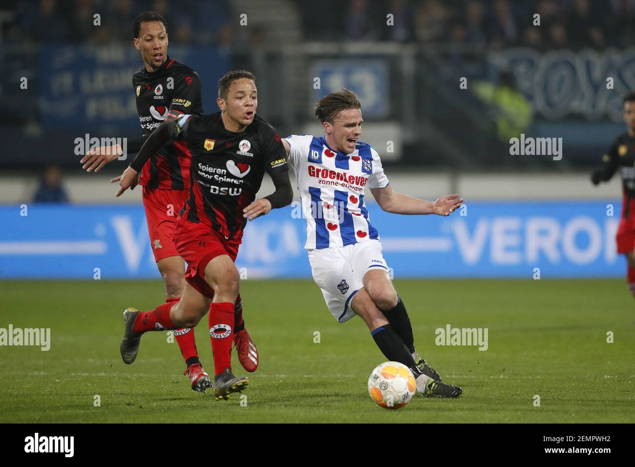 HEERENVEEN , Football, 30-03-2019 , Abe Lenstra stadium, season 2018 / ...