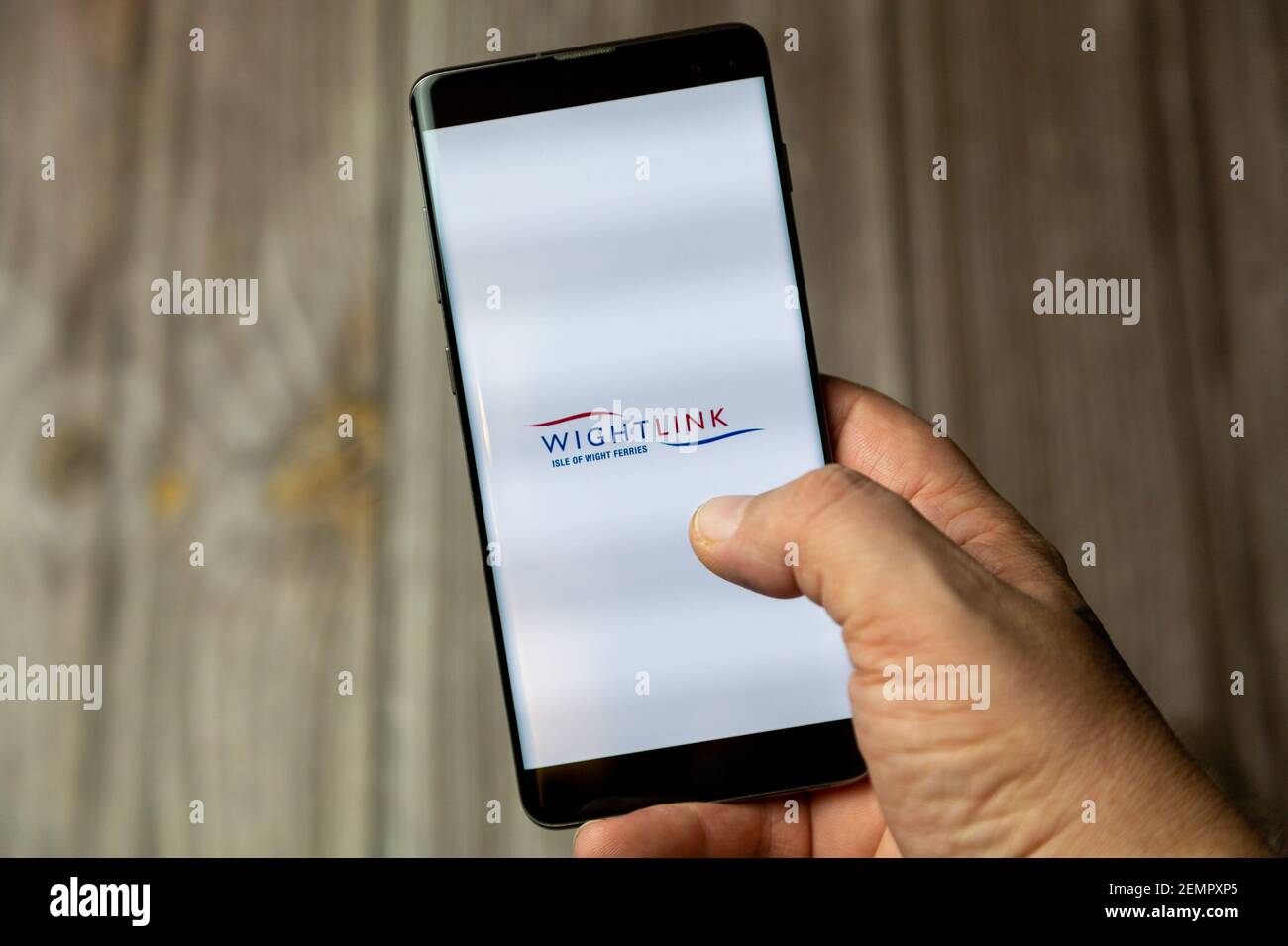 Wightlink app hi-res stock photography and images - Alamy