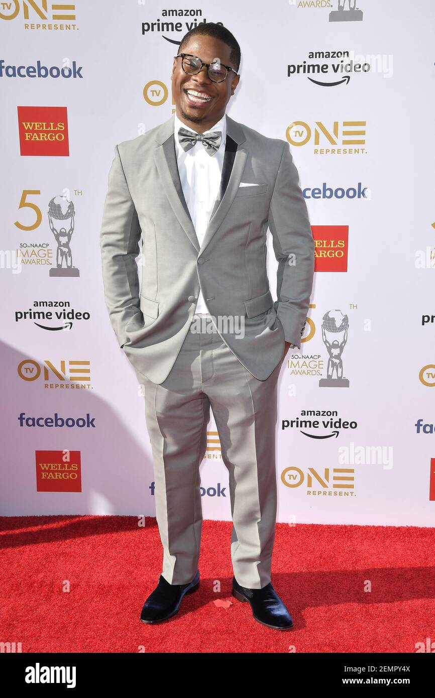 Jason Mitchell at the 50th NAACP Image Awards held at Dolby Theatre on ...
