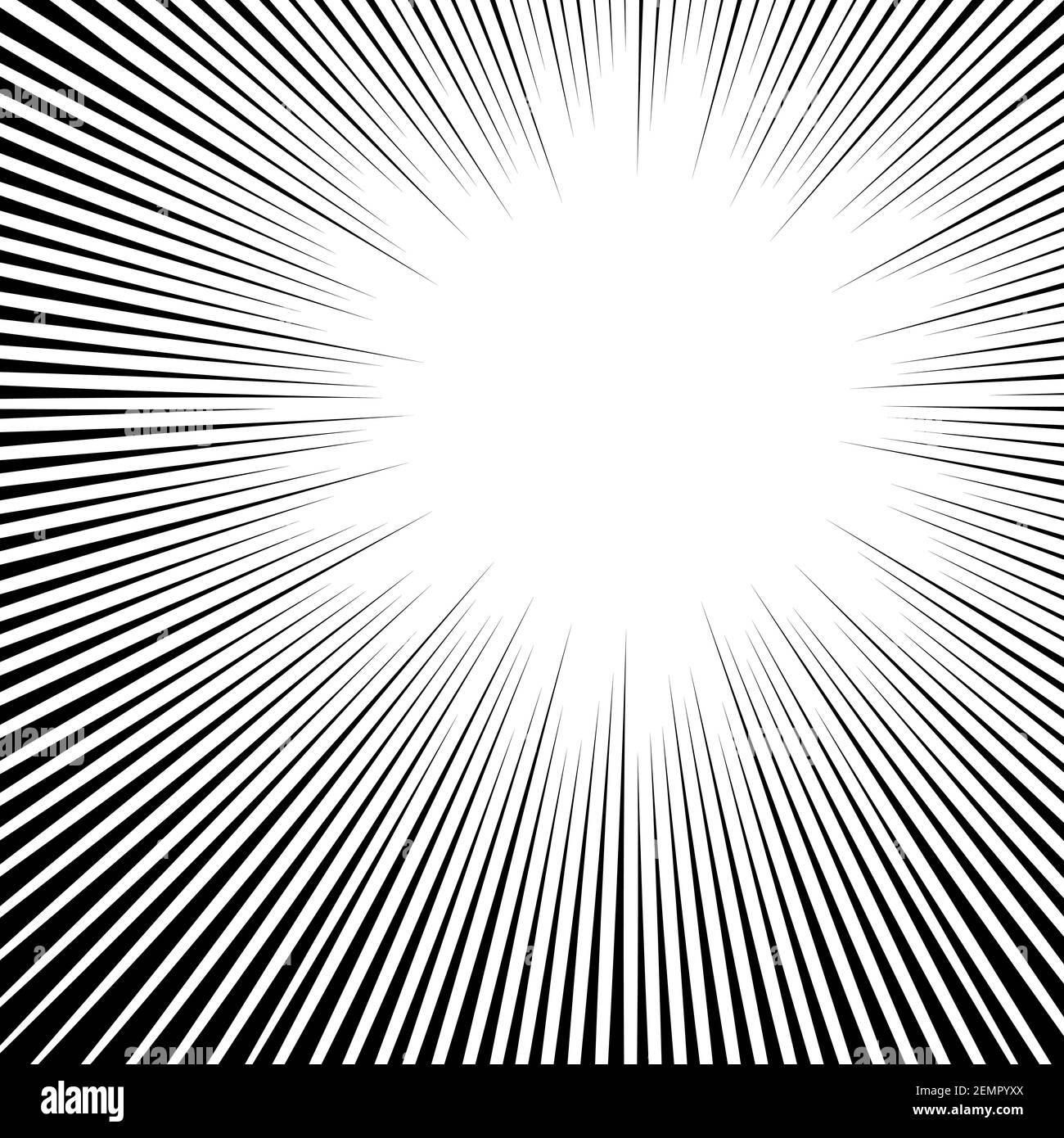 White black radial backdrop, art explosion sunburst, comic backdrop ray ...