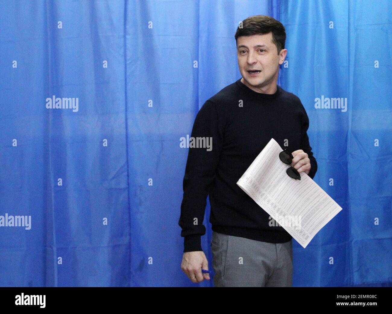 Ukrainian Comic Actor And Presidential Candidate Volodymyr Zelensky
