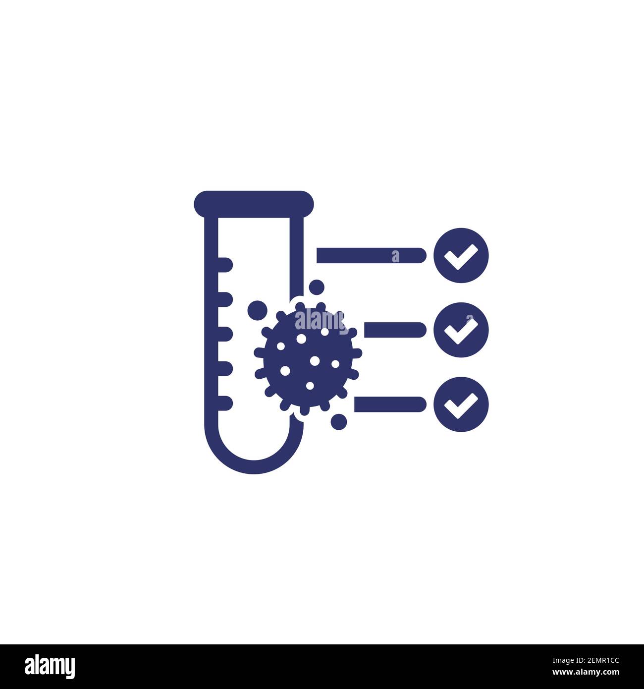 virus and test tube icon Stock Vector Image & Art - Alamy