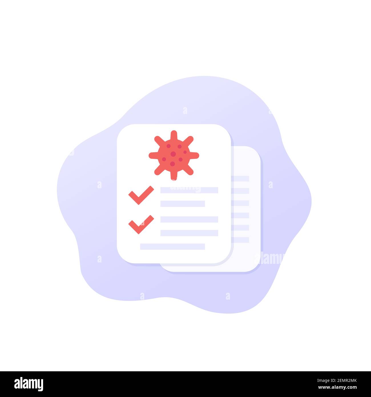 virus test results vector icon Stock Vector Image & Art - Alamy