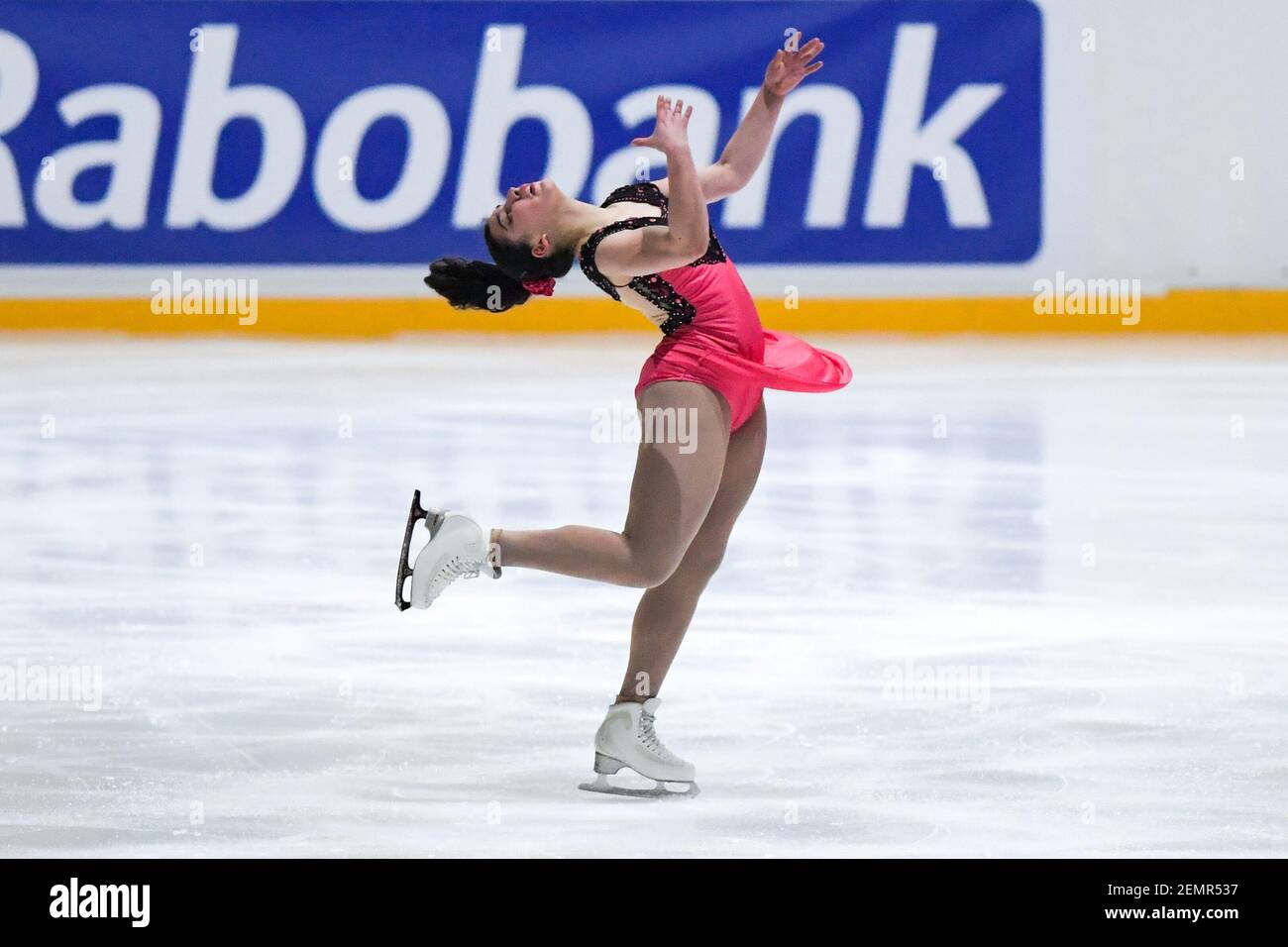 THE HAGUE, NETHERLANDS - FEBRUARY 25: Victoria Velarde of Peru competes ...