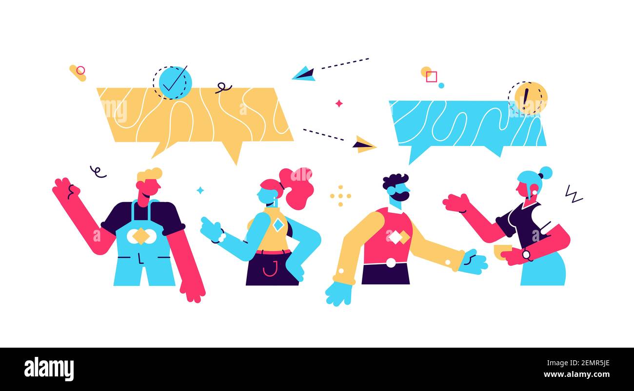 Illustration english word teamwork hi-res stock photography and images ...