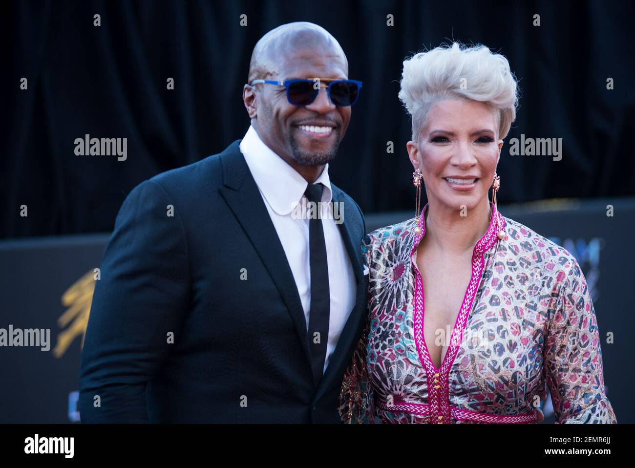 Terry Crews & his wife Rebecca at the 34th Stellar Awards held at ...