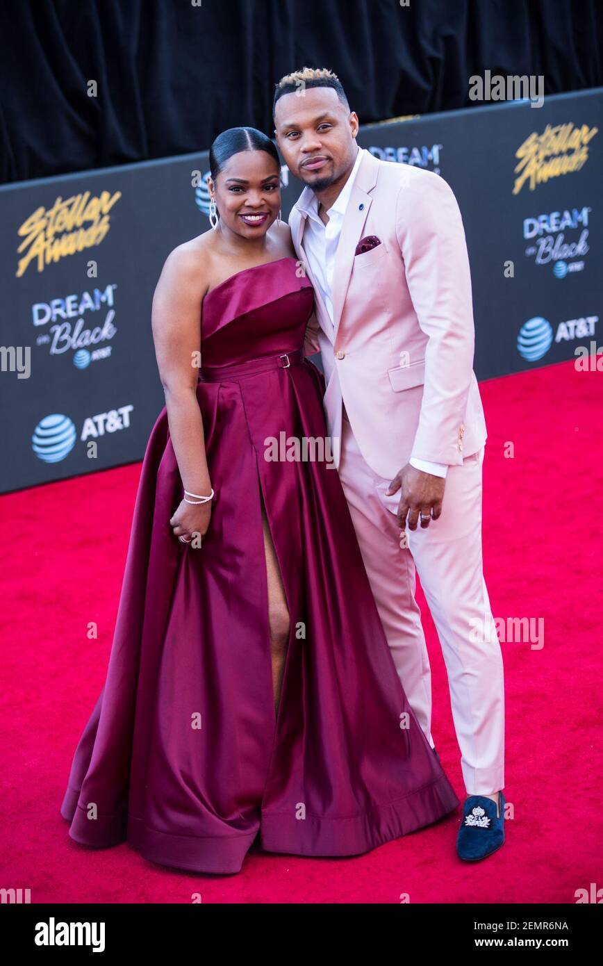 Todd Dulaney & Wife at the 34th Stellar Awards held at Orleans Arena ...