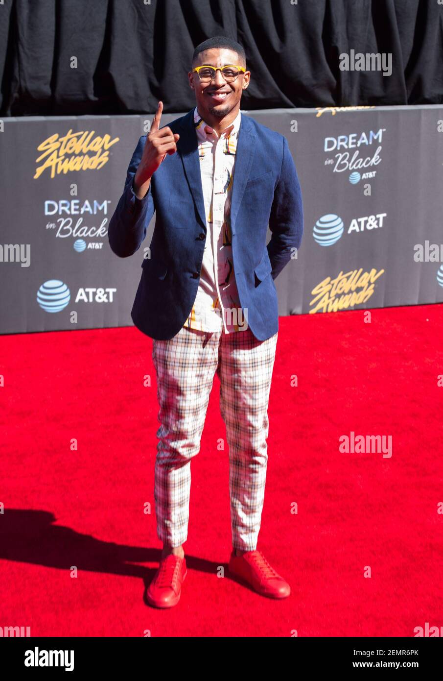 Tyler Little at the 34th Stellar Awards held at Orleans Arena, Las ...
