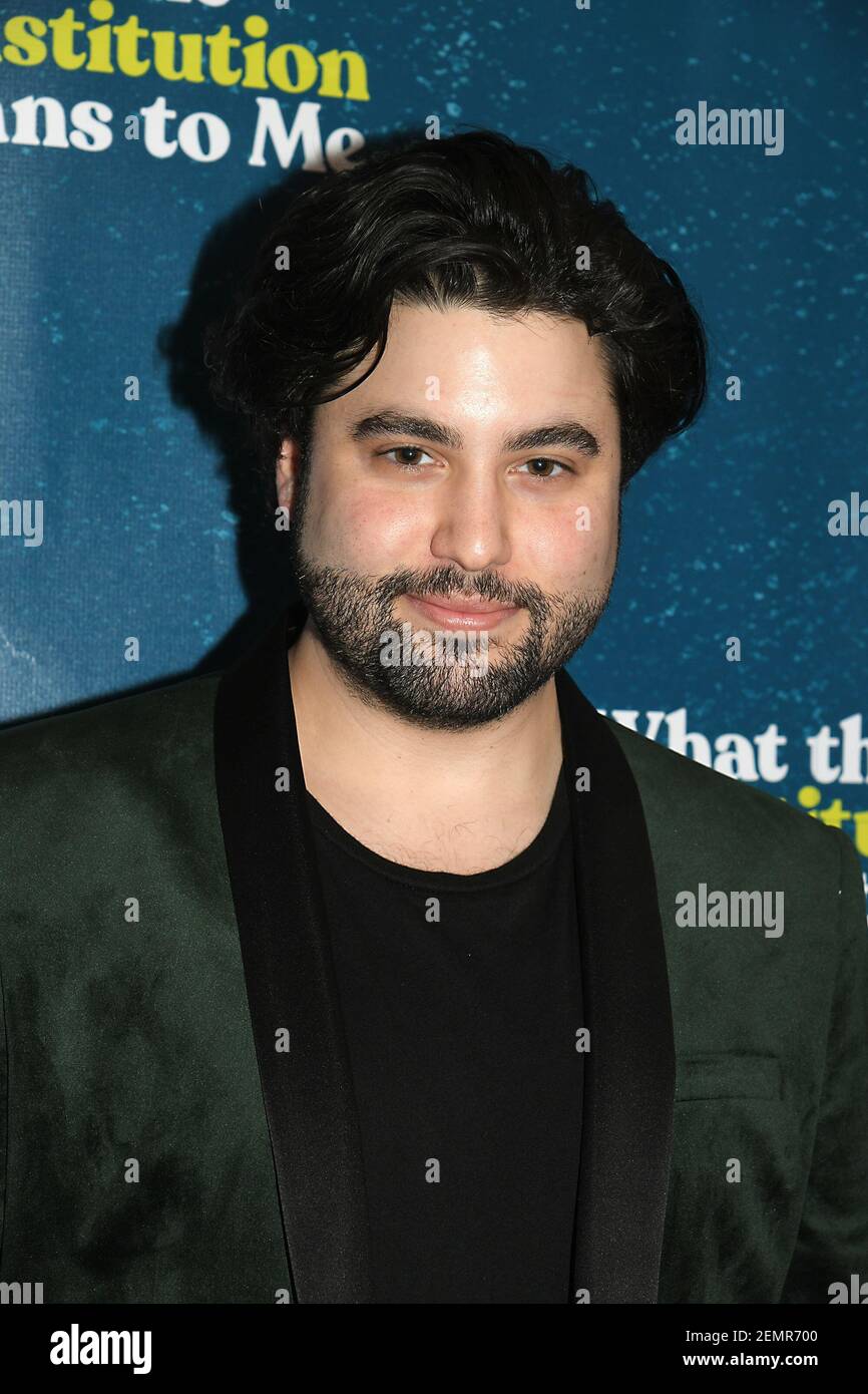 Sinan Refik Azfar attends "What the Constitution Means to Me" Broadway ...