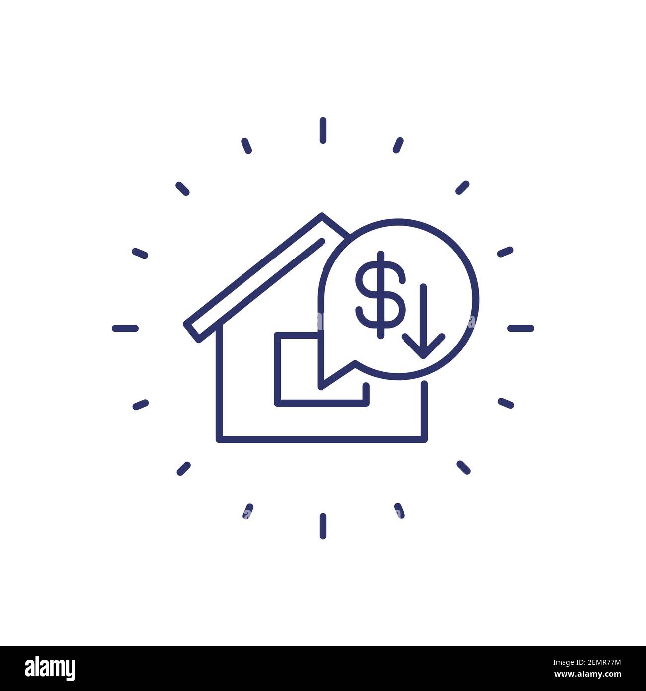 Recession house prices graph price hi-res stock photography and images ...