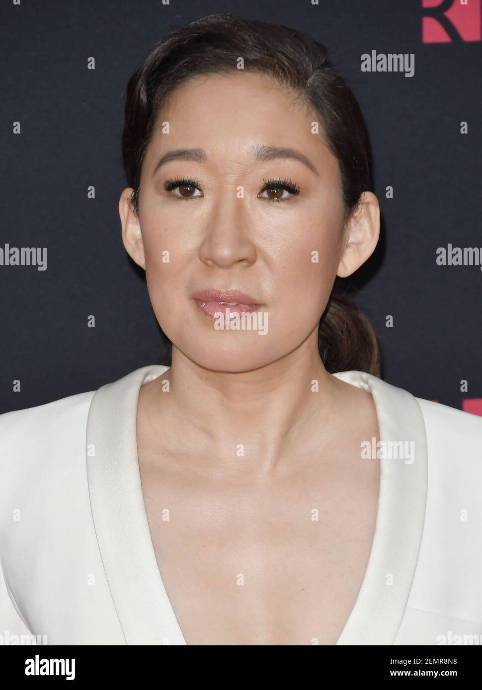 Sandra Oh arrives at the "Killing Eve" Season 2 Premiere held at the ...
