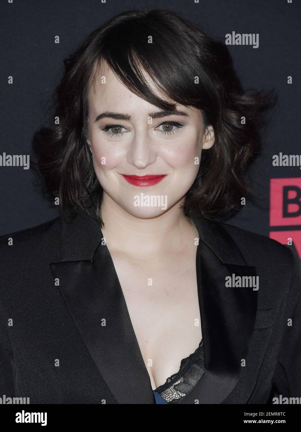 Mara Wilson arrives at the "Killing Eve" Season 2 Premiere held at the ...