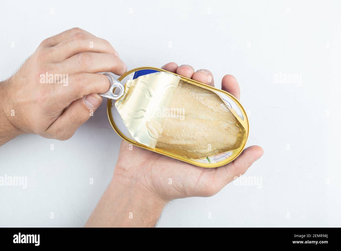 Opening can fish hi-res stock photography and images - Alamy