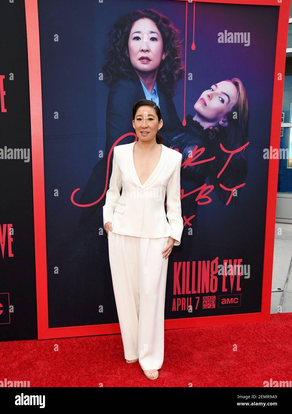 01 April 2019 - Hollywood, California - Sandra Oh. BBC America and AMC ...