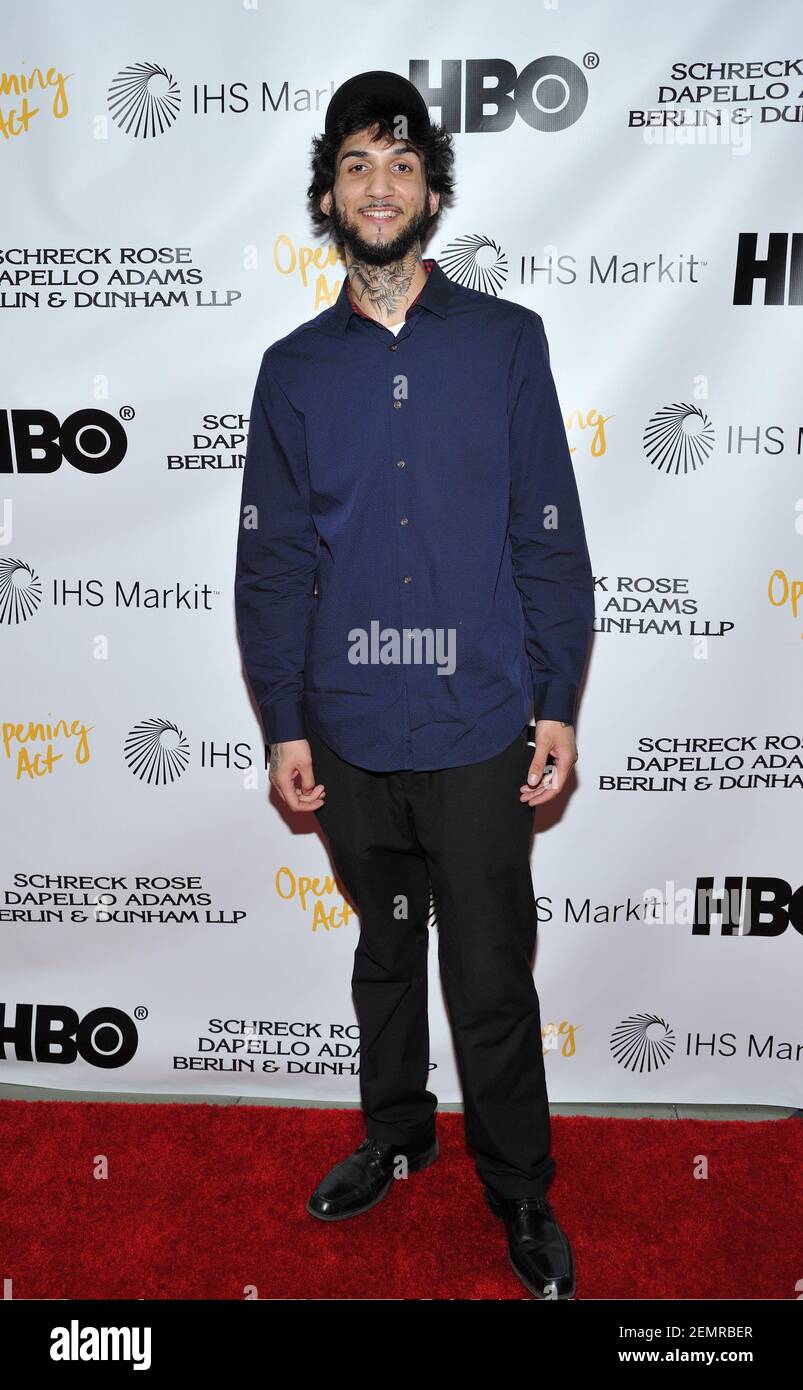 Keybo Louis Carrillo Jr. attends the opening of In Their Own Words at ...