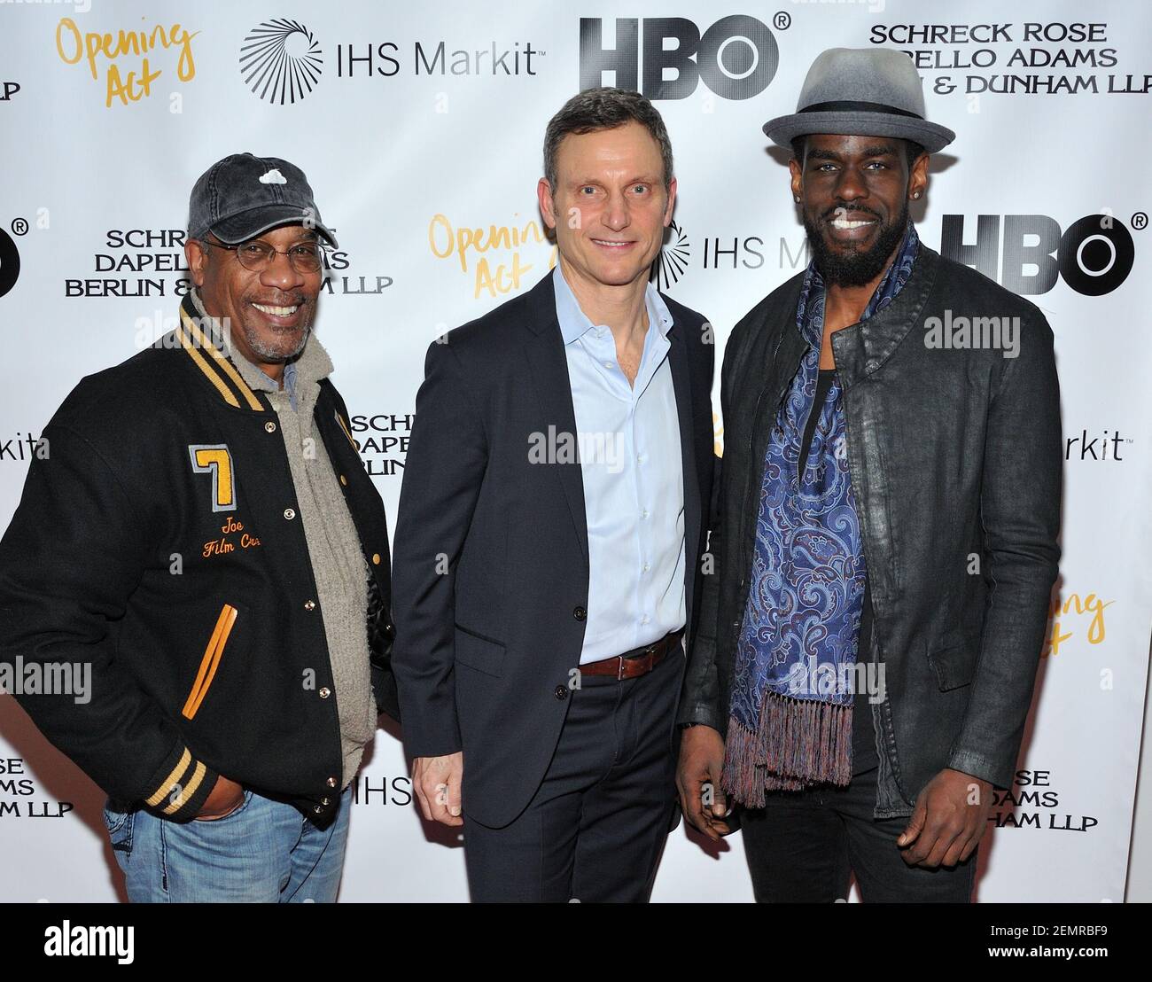 L-R: Actors Joe Morton, Tony Goldwyn and Mustafa Shakir attend the ...