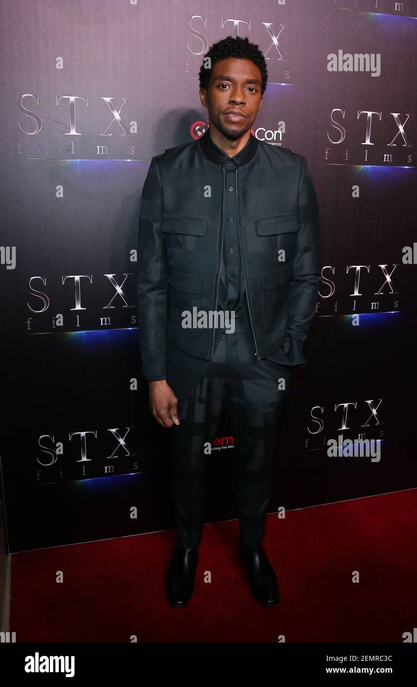 02 April 2019 - Las Vegas, NV - Chadwick Boseman. 2019 CinemaCon STX ...